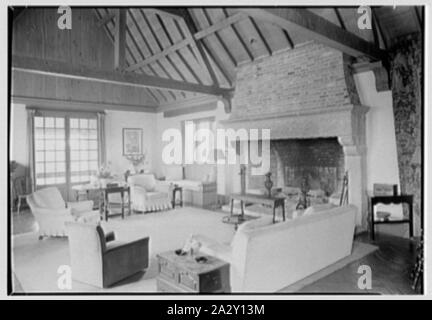 Rush Sturges, residence in Wakefield, Rhode Island. East facade, from ...