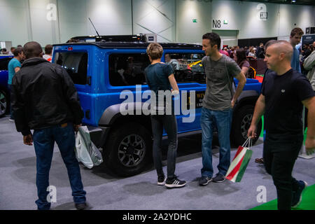 Suzuki Jimny London Motor Show May 2019, Excel London Stock Photo - Alamy
