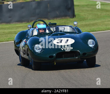 David Hart, Lister-Jaguar Costin, Salvadori Cup, a single driver 20 ...