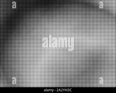 Halftone illustrator. Dots on Background. Black and white Geometric ...