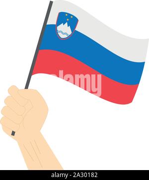 Cartoon flag slovenia isolated in character fishing Stock Vector Image ...