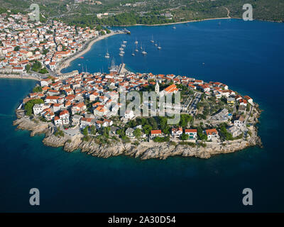 Croatian tourism: view of the hilltop town of Motovun, a medieval ...