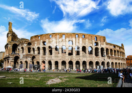 Beautiful scenery of Colosseum in Rome, Italy Stock Photo - Alamy