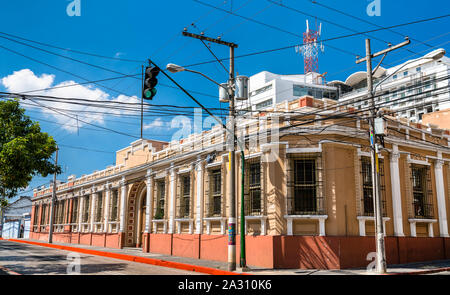 Building structure in Guatemala City, facade made with concrete Stock ...