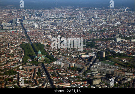 aerial view of Brussels Stock Photo - Alamy