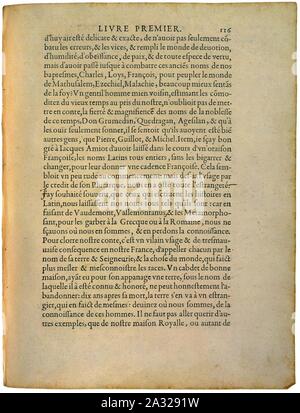 Essais Livre 1 0116 Stock Photo - Alamy