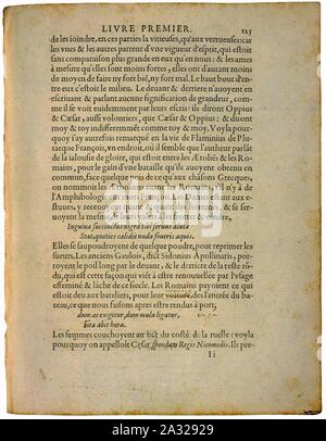 Essais Livre 1 0125 Stock Photo - Alamy