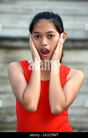 Shocked Filipina Person Stock Photo - Alamy