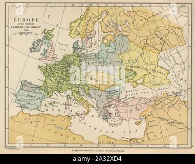 Europe in 814 Stock Photo - Alamy