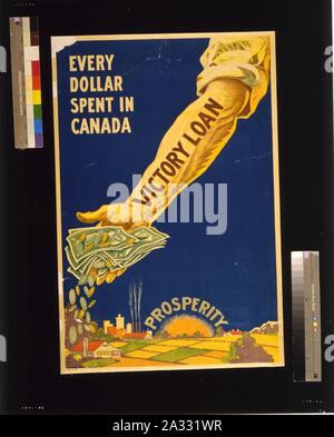 Every dollar spent in Canada - Victory Loan - prosperity Stock Photo ...