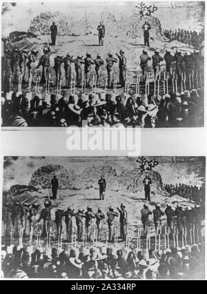 [General Tomas Mejia, Emperor Maximilian, General Miramon], 1867 Stock ...