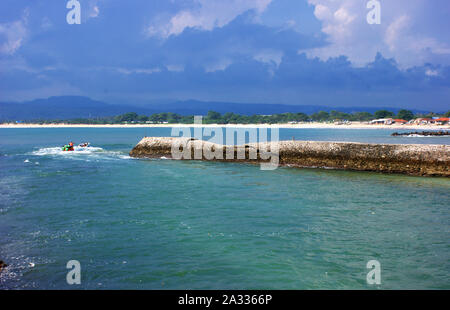 Pantai Santolo Beach, Pameungpeuk, Garut, West Java, Indonesia Stock ...