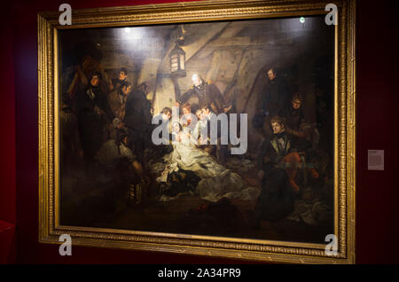 The Death of Nelson by Arthur William Devis, 1805 Stock Photo - Alamy