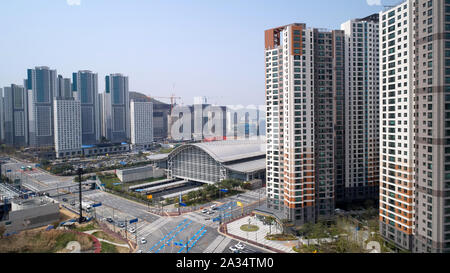 Kwangmyong Station is the KTX train station in Korea Stock Photo - Alamy