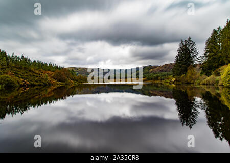Autumn evening across Lochan Reoidhte, Scotland Stock Photo - Alamy