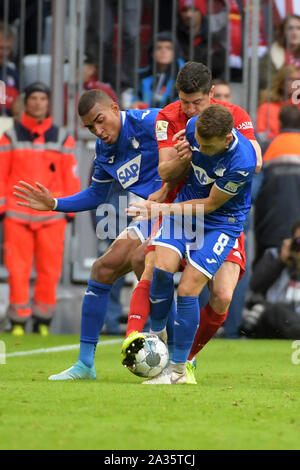 Kevin Akpoguma (TSG 1899 Hoffenheim, #25) mit dem Pass RSC Anderlecht ...