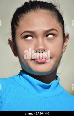 An Uncaring Female Woman Stock Photo - Alamy