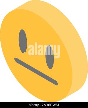 3d cartoon style upset emoticon with black eye icon Stock Vector Image ...