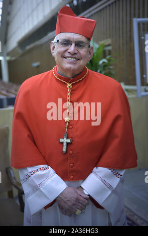New cardinal Alvaro Leonel Ramazzini Imeri (Guatemala) poses as he ...