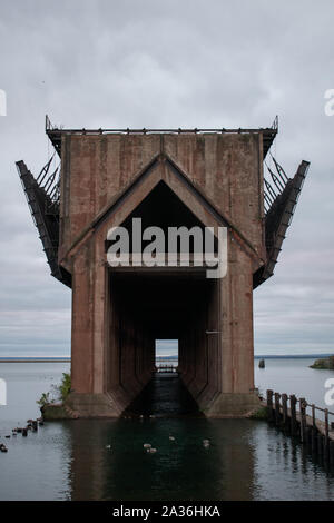 Ore Dock, Lower Harbor, Marquette Michigan Stock Photo - Alamy