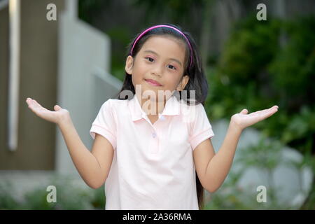 An A Preteen And Indecisiveness Stock Photo - Alamy