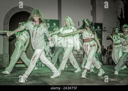SITGES BARCELONA CATALUÑA ESPAÑA 05/10/2019/ NOCHE DE ZOMBIES WALK ...