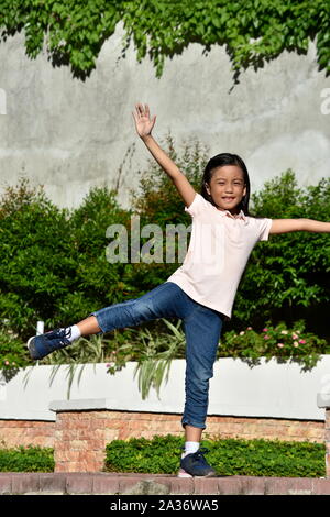 A Young Minority Preteen And Freedom Stock Photo - Alamy