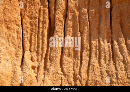 Structure of the Sandstone rock, Algarve Stock Photo - Alamy