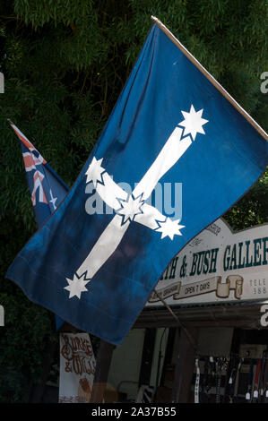The Eureka flag flew in the former Gold Rush city of Ballarat in the ...