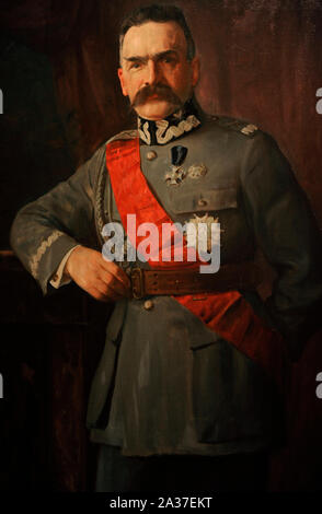Portrait of marshal Pilsudski, in Poland (1926 Stock Photo - Alamy
