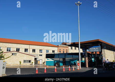 KTEL bus station, Heraklion, Crete, Greece Stock Photo - Alamy