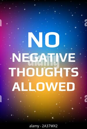 positive and negative thinking inspiration and motivation concept ...