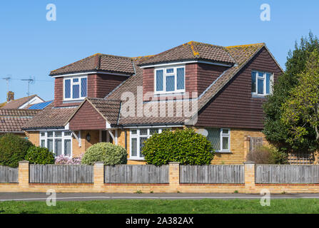 Dormer window protruding from a roof in the UK. Loft window Stock Photo ...
