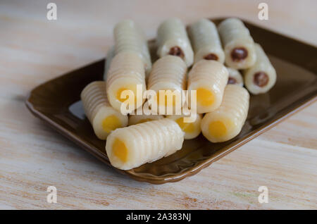 Huesos de Santo or Bones of the Saints on black background. The most ...