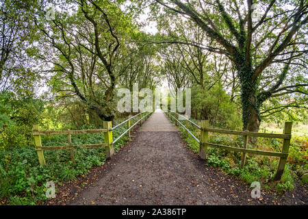 Salt line disused railway line now public footpath in Wheelock near ...