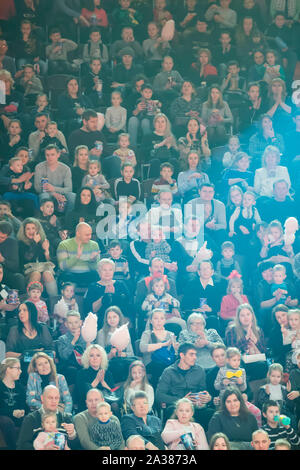 Crowd of many people. Spectators and participants in the carnival ...