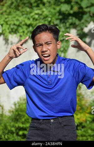 An Angry Handsome Filipino Person Stock Photo - Alamy