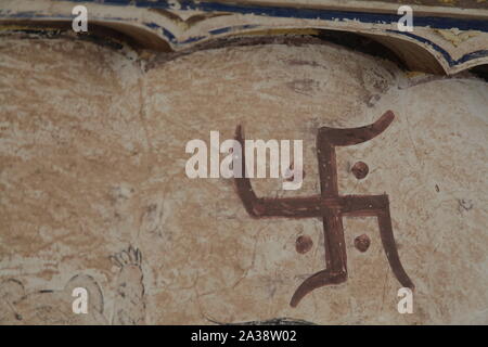 swastika, cross in India Stock Photo - Alamy