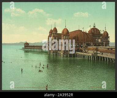 Saltair Pavilion, Great Salt Lake, Utah LCCN2008679565 Stock Photo - Alamy