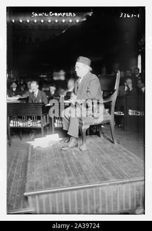 Samuel Gompers, American labor union leader who founded the American ...