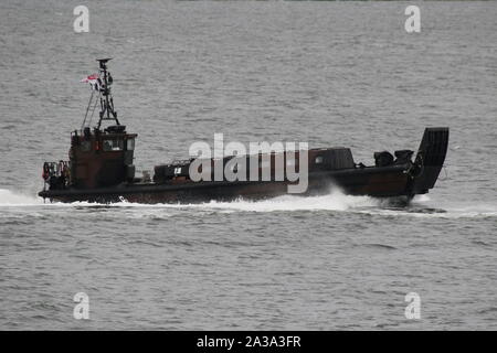 Royal Marines LCVP Landing Craft on the River Thames as part of ...