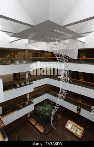 Sculpture The White Tornado at the Frank Carlson Federal Building & U.S ...