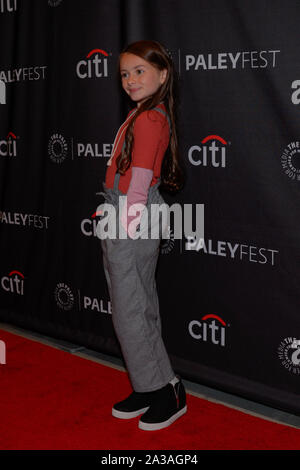 Actress Cailey Fleming attends The Walking Dead, PaleyFest New York at ...