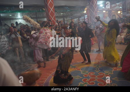 Dhunachi Dance is a traditional Bengali dance performed during Durga ...