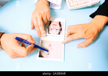medicine, cosmetic surgery, preliminary test,plastic surgery Stock ...