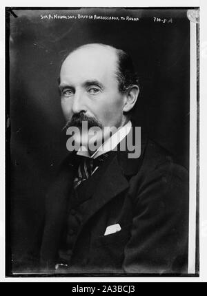A portrait of Sir A. Nicholson, the British Ambassador to Russia ...
