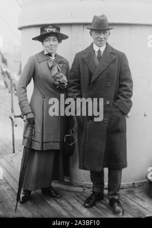A portrait of Sir Harry and Lady Brittain, capturing a moment of ...