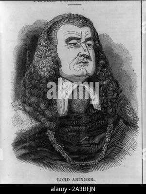 Sir James Scarlett Abinger, baron, 1769-1844, bust portrait, facing ...