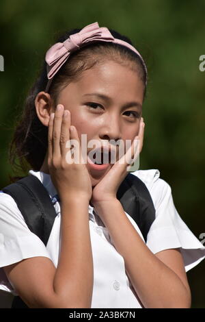 Startled Beautiful Person Stock Photo - Alamy