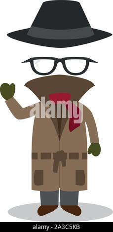 Cartoon illustration of invisible man Stock Vector Image & Art - Alamy